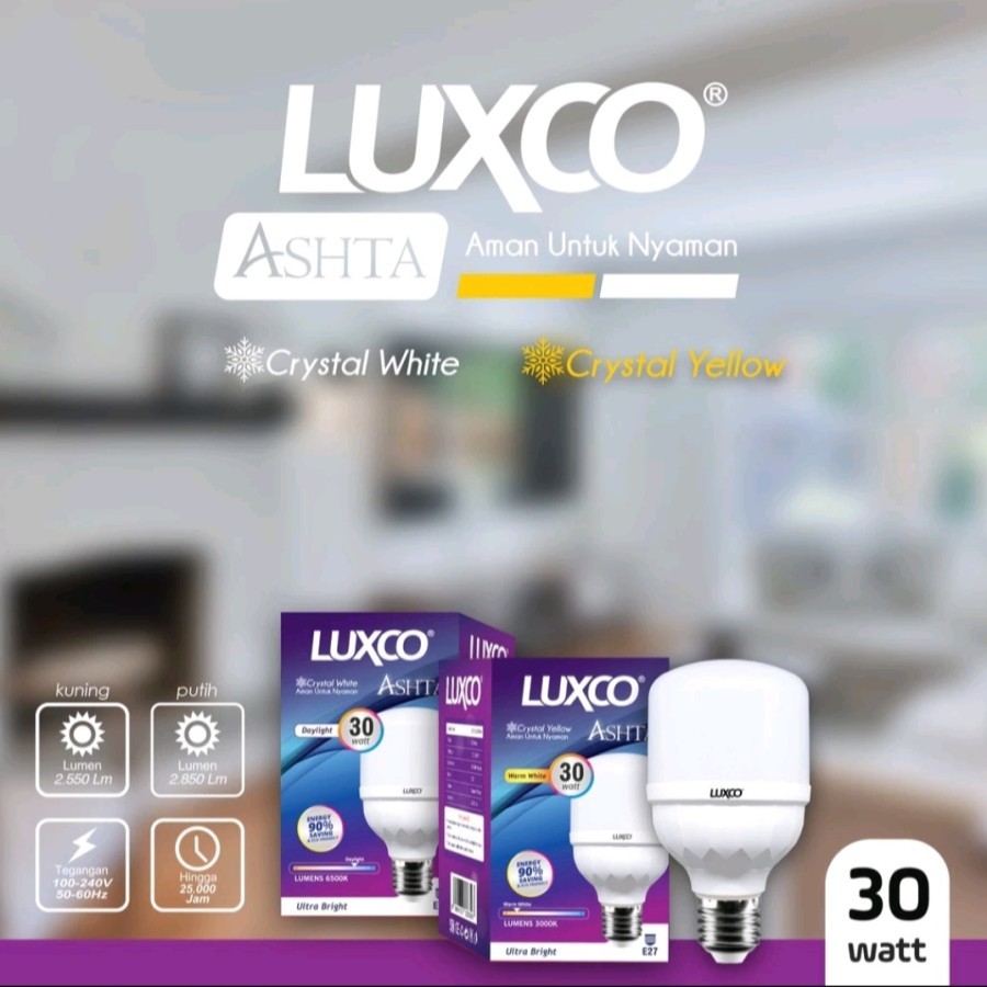 Jual Lampu Led Luxco 30 watt - 50 watt T BULB Luxco Bergaransi | Shopee Indonesia