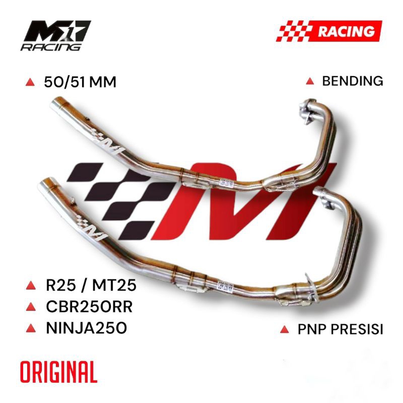 Jual Header Bending M1 RACING Original Knalpot Custom pnp cbr250rr ...