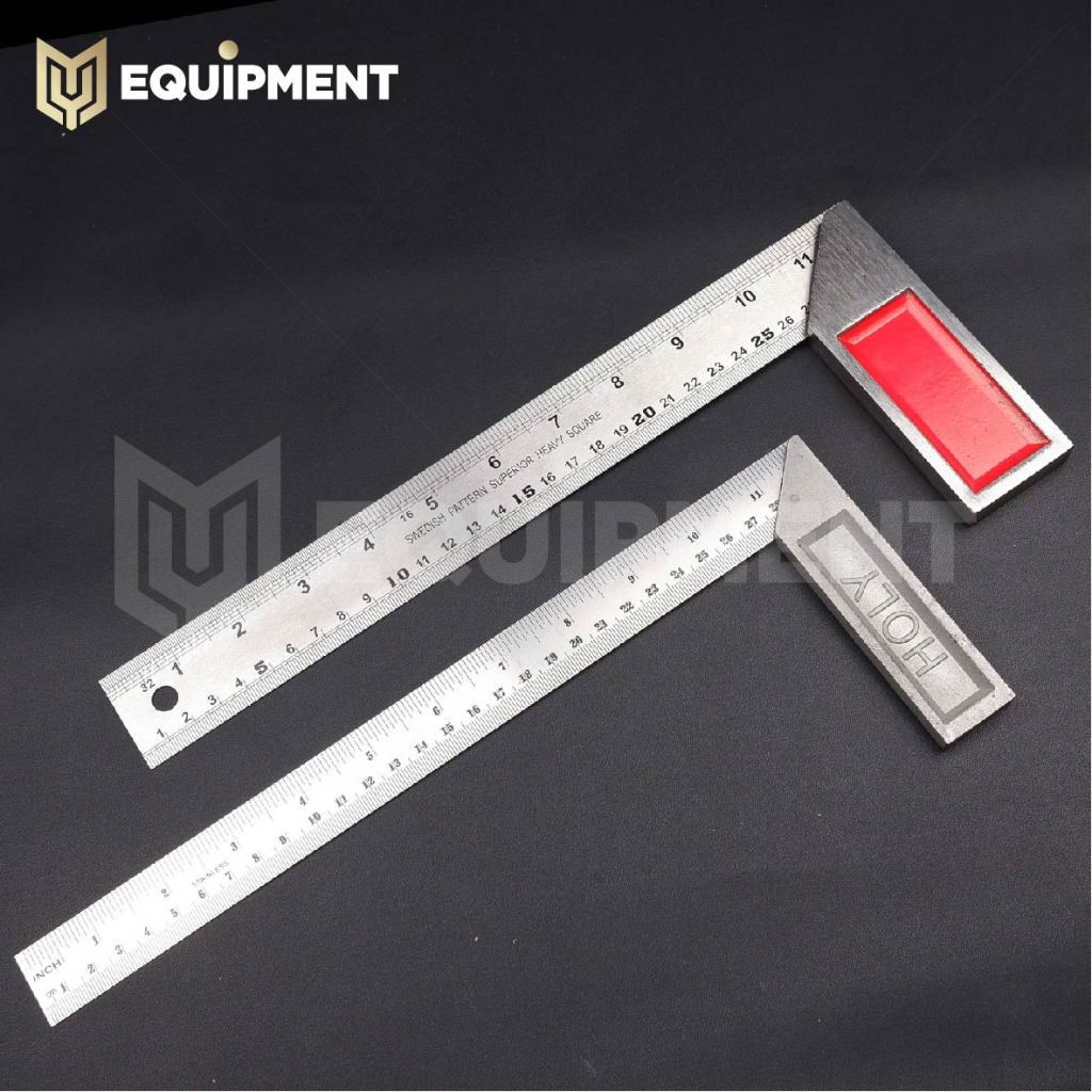 Jual penggaris siku L 12inci standar / pasekon besi 90derajat / steel ...
