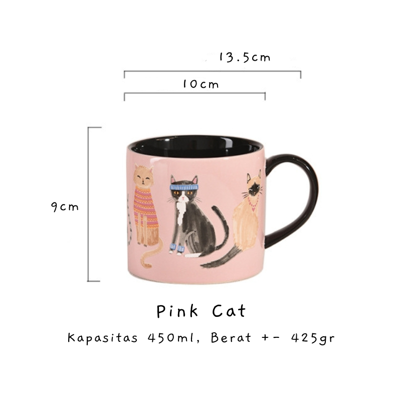 Jual Blou Gelas Mug Keramik Bunga Monochrome Hitam Putih Aesthetic Unik ...