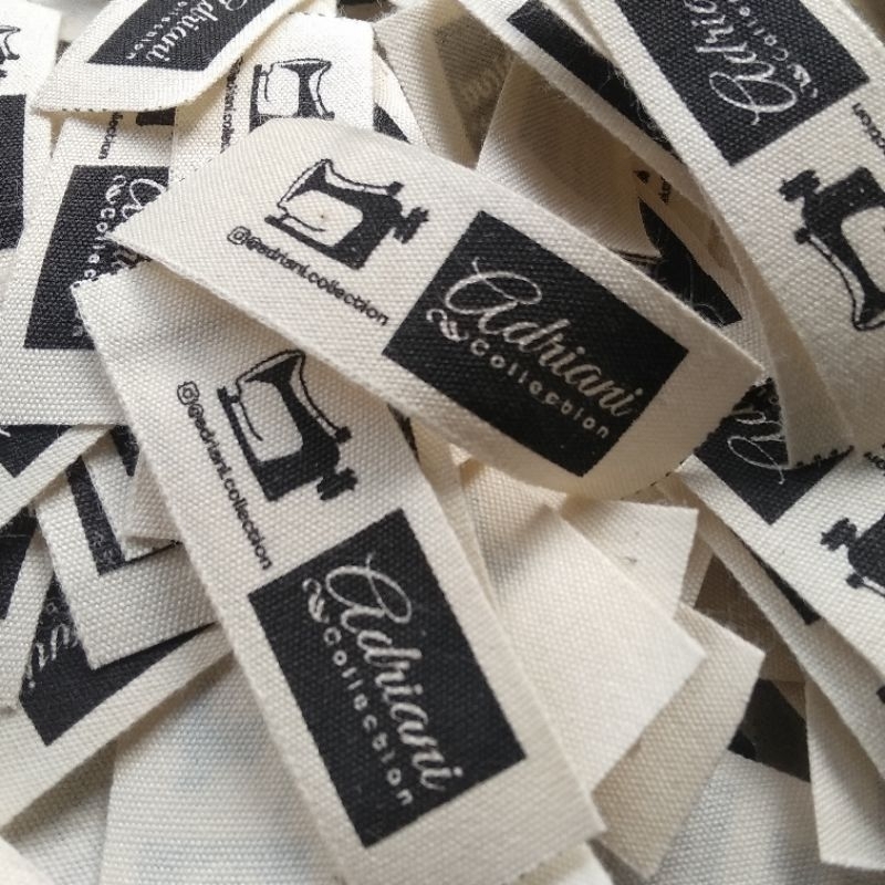 Jual Label Baju / Label Hijab / Label Woven Damask Subtitute | Shopee ...