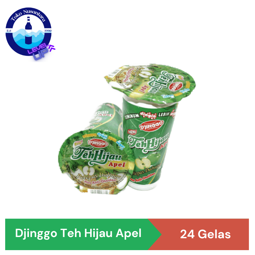 Jual Djinggo TEH HIJAU APEL Cup [Dus isi 24 Gelas] ; Instan/Sameday ...