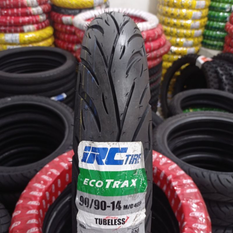 Jual BAN LUAR IRC TUBLES 80/90-14, 90/90-14 ORIGINAL 100% (free pentil) | Shopee Indonesia