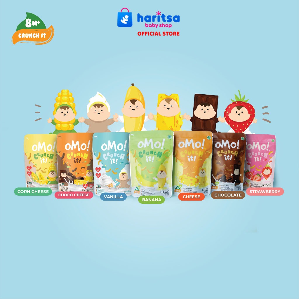 Jual OMO Crunch It 25g - Snack Sehat Bayi - Cemilan Anak - Omo! Healthy ...