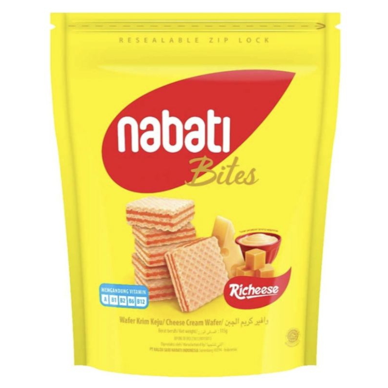 Jual Nabati Richeese / Richoco Wafer Bites 115gr (growceries.idn ...