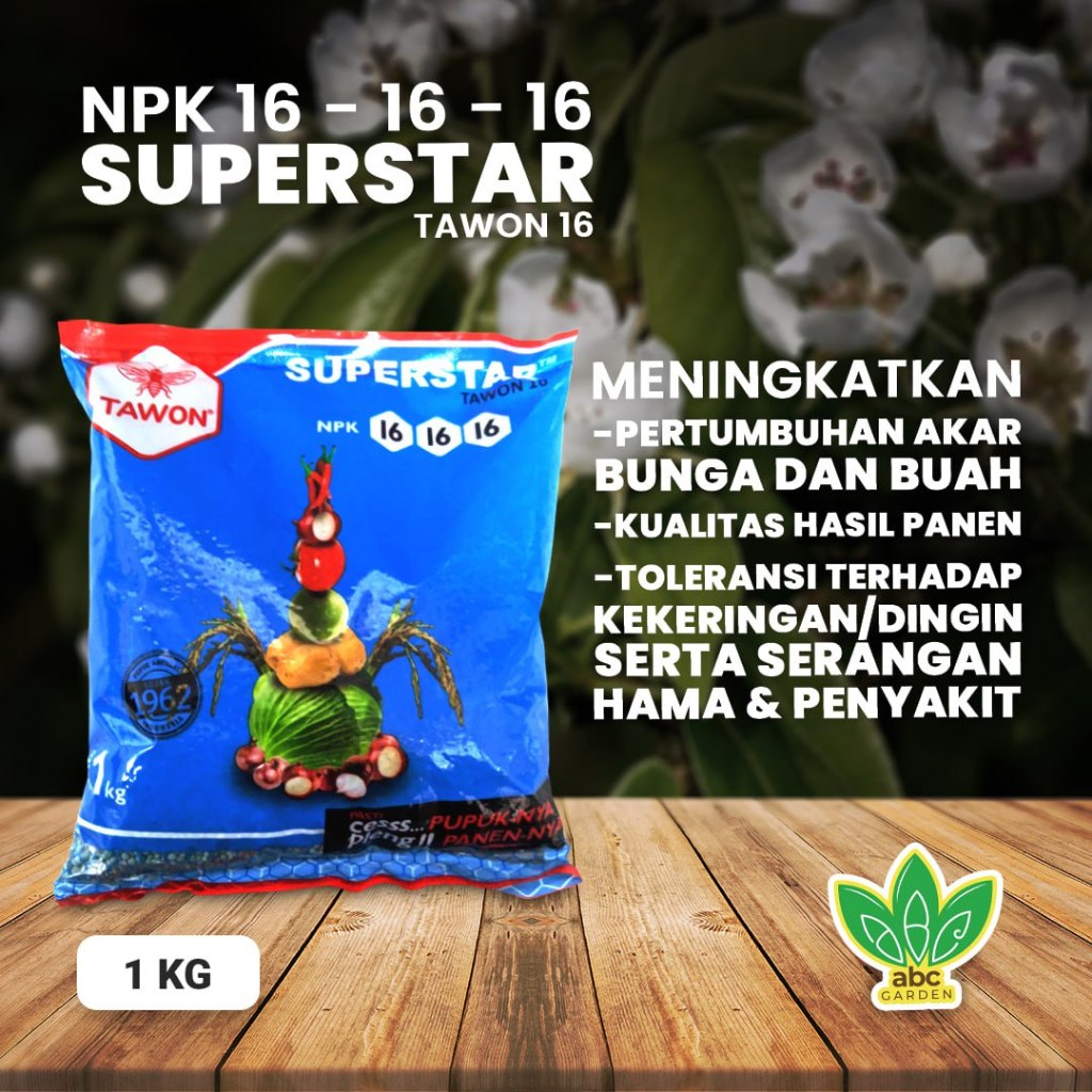 Jual [1 Kg] Pupuk NPK Cap Tawon 16-16-16 - Untuk Meningkatkan ...