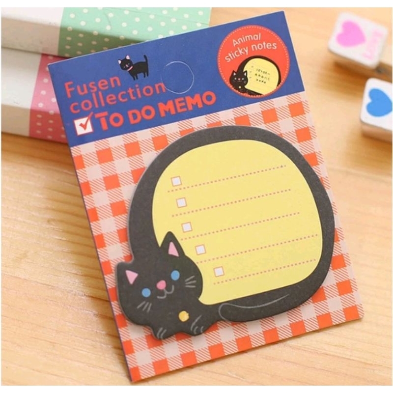 Jual Sticky Notes Motif Hewan Tempelan Kertas Catatan Memo Note ...