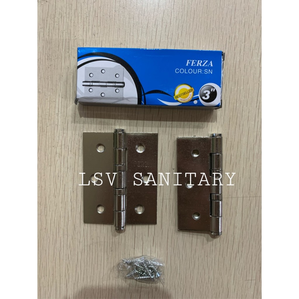 Jual Engsel Plat FERZA 3" Engsel tipis 3" FERZA | Shopee Indonesia