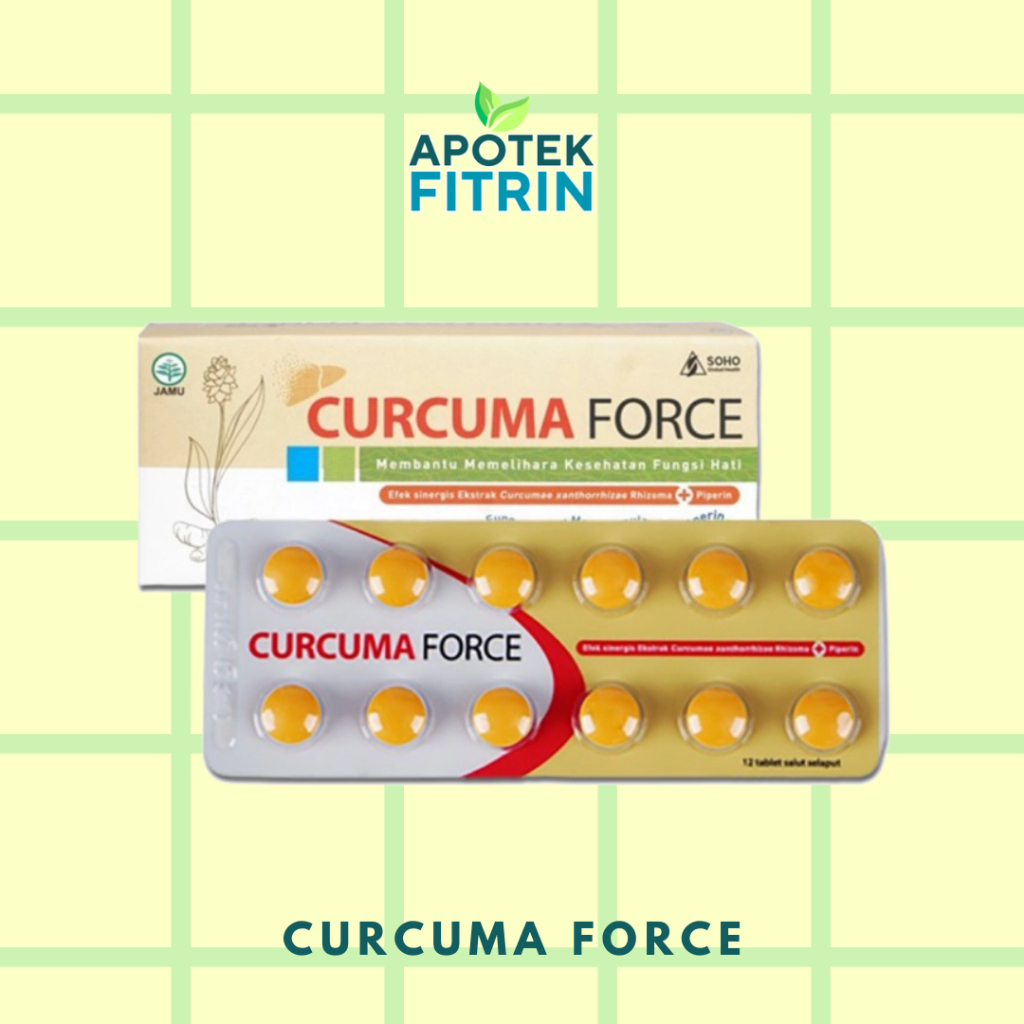 Jual CURCUMA FORCE STRIP 12 TABLET | Shopee Indonesia