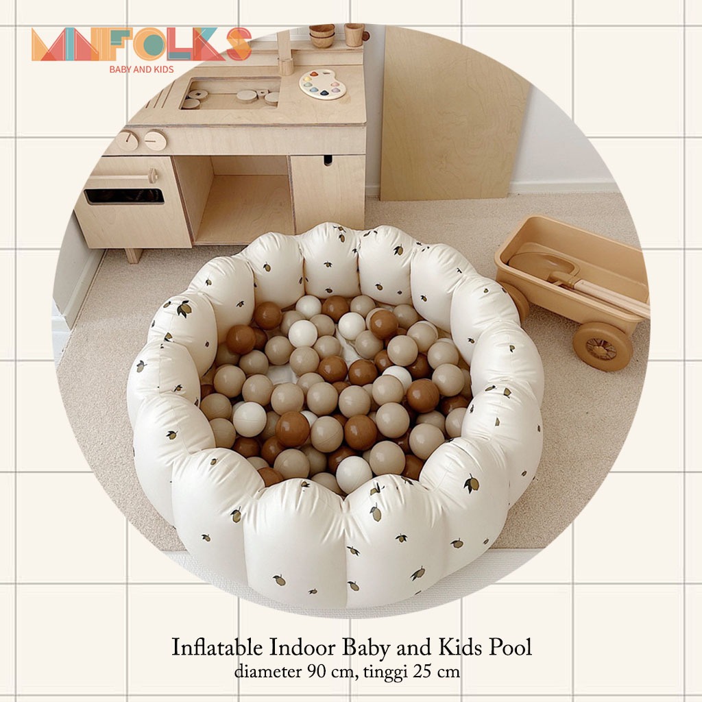 Jual Minifolks AC118 - Inflatable Indoor Baby and Kids Pool / Shell ...