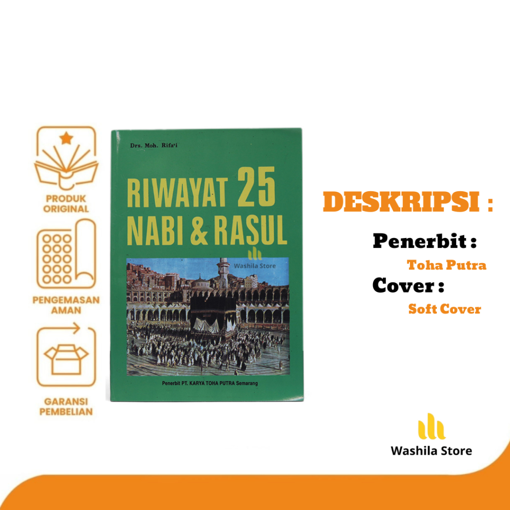 Jual Buku Islam RIWAYAT 25 NABI RASUL Sejarah Lengkap Ringkas ...