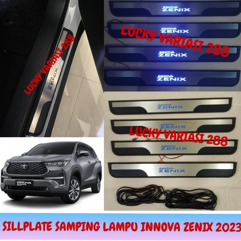 Jual SILL PLATE/SILLPLATE SAMPING LAMPU/SIDE SCUFF PLATE LED INNOVA ...