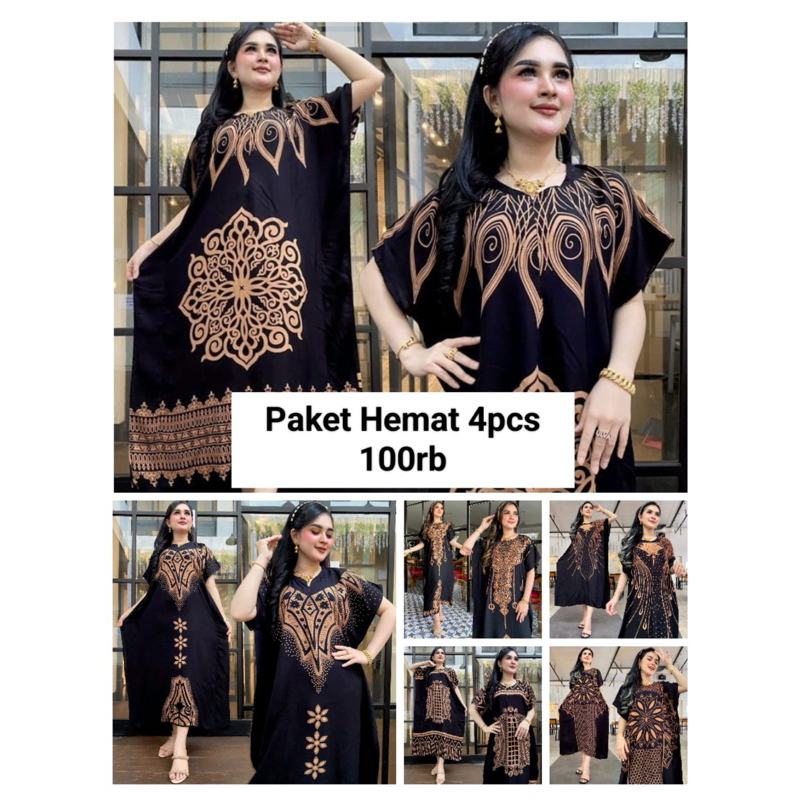 Jual Paket Hemat Daster Lowo Jumbo (3pcs & 4pcs) | Shopee Indonesia