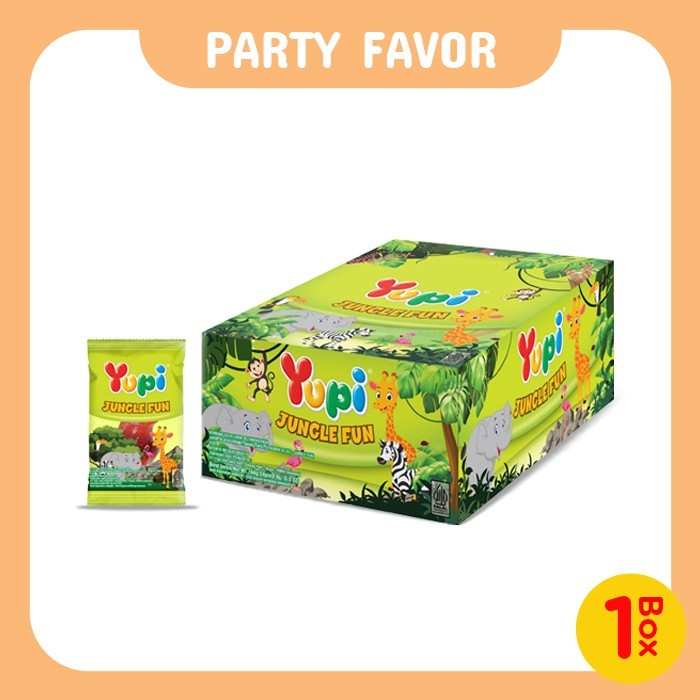 Jual PERMEN YUPI JUNGLE FUN ISI 24pcs KEMASAN 6gr PERMEN JADUL VIRAL ...