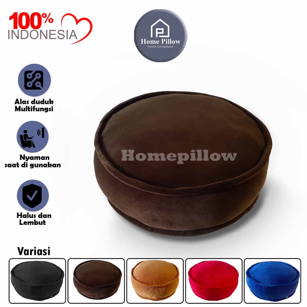 Jual Bantal Duduk / Bantal Duduk Bulat Jumbo/Bantal Alas Duduk Tebal ...