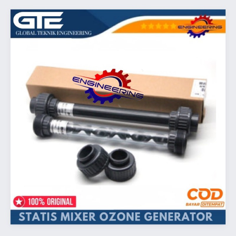 Jual Tabung Static mixer 3/4" Upvc Statis Mixer Ozone Generator Tahan ...