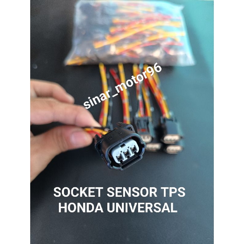 Jual SOCKET SOKET SENSOR TPS HONDA BEAT F1 / POP / ESP / VARIO 125 ...