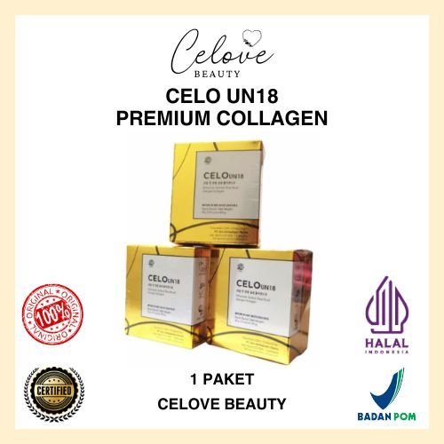 Jual [ READY STOCK ] BUNDLE 3 CELO UN18 PREMIUM GOLD ( BPOM ) 1 PAKET ISI 30 SACHET || CELOVE ...