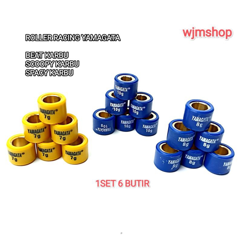 Jual ROLLER RACING BEAT KARBU. SCOOPY KARBU. SPACY KARBU 7GRAM 8GRAM ...