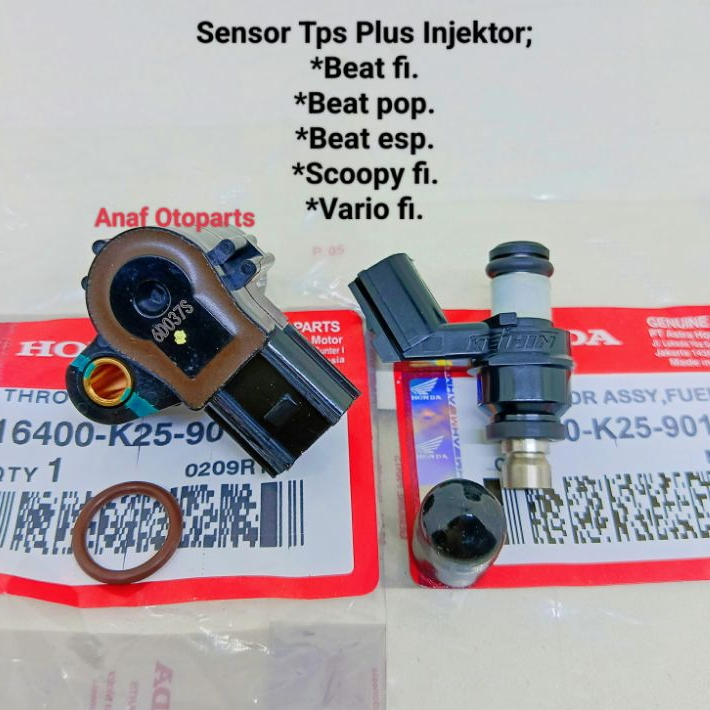 Jual SENSOR TPS PLUS INJEKTOR INJECTOR BEAT FI/BEAT ESP/BEAT POP/SCOOPY ...