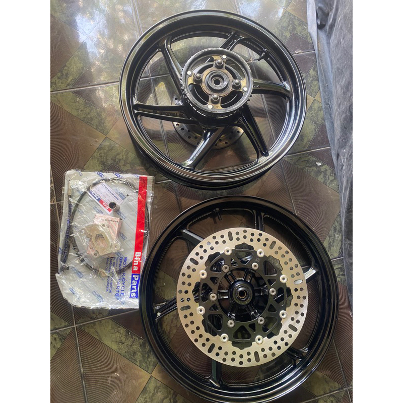 Jual velg cb150r old pnp ninja ss r rr piringan depan uk300mm+BREKET ...