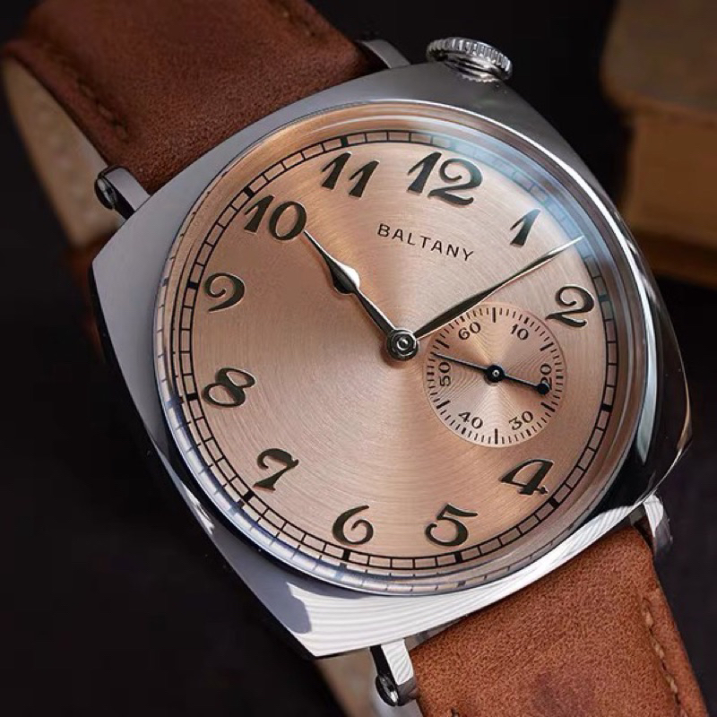 Jual Baltany Watch Retro American 1921 Cockeyed Dial Automatic Watch ...