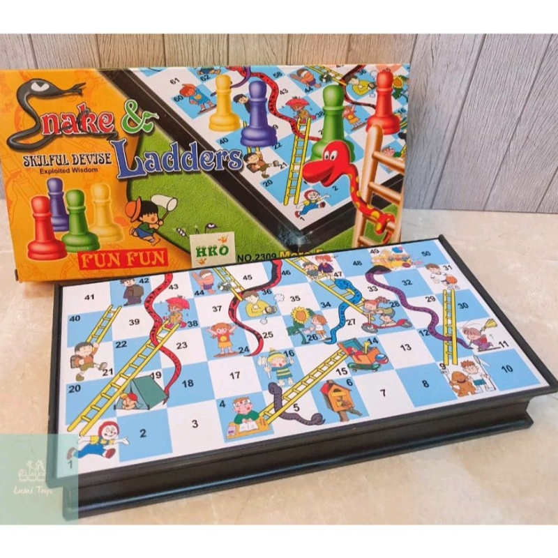 Jual Mainan Board Game Fun Snake Ladder Ular Tangga Magnet ( 2309 ...