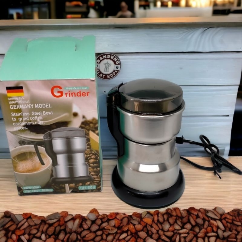 Jual Alat Penggiling Kopi Bumbu Dapur Electric Coffee Grinder 200 Wg ...