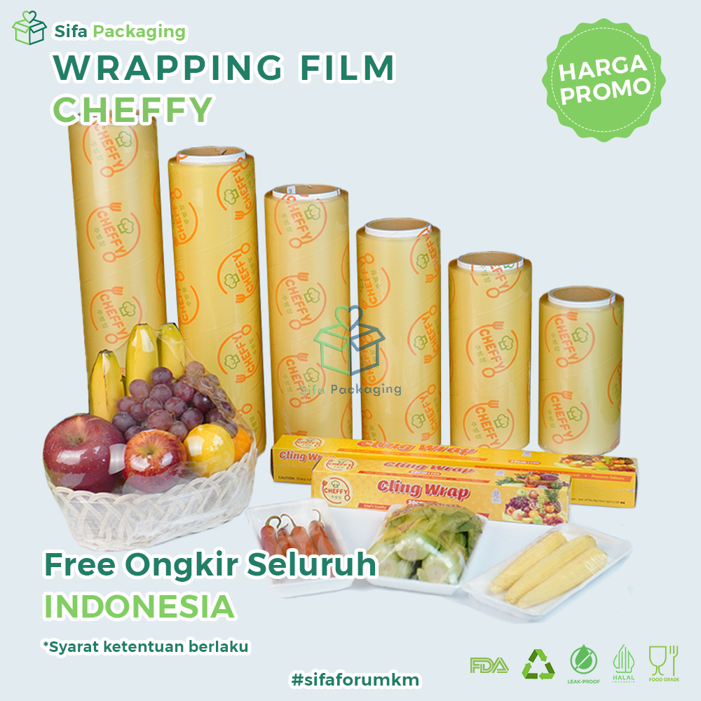 Jual Wrapping FIlm Cheffy Bestfresh Plastik pembungkus makanan Plastik ...