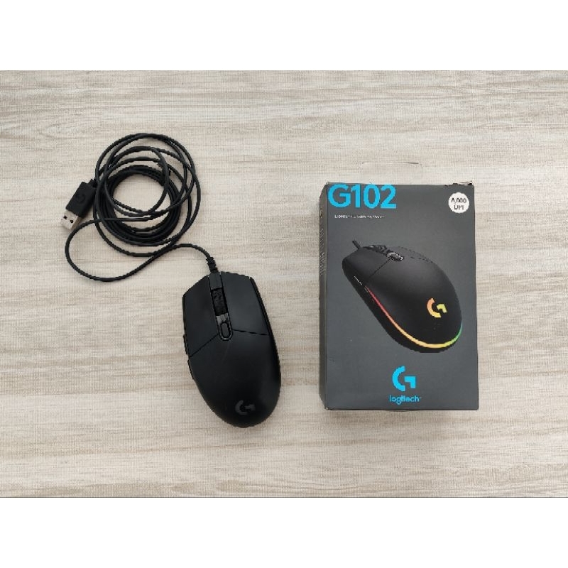 Jual Logitech G102 Mouse Gaming Wired RGB Lightsync with Macro Like New | Shopee Indonesia