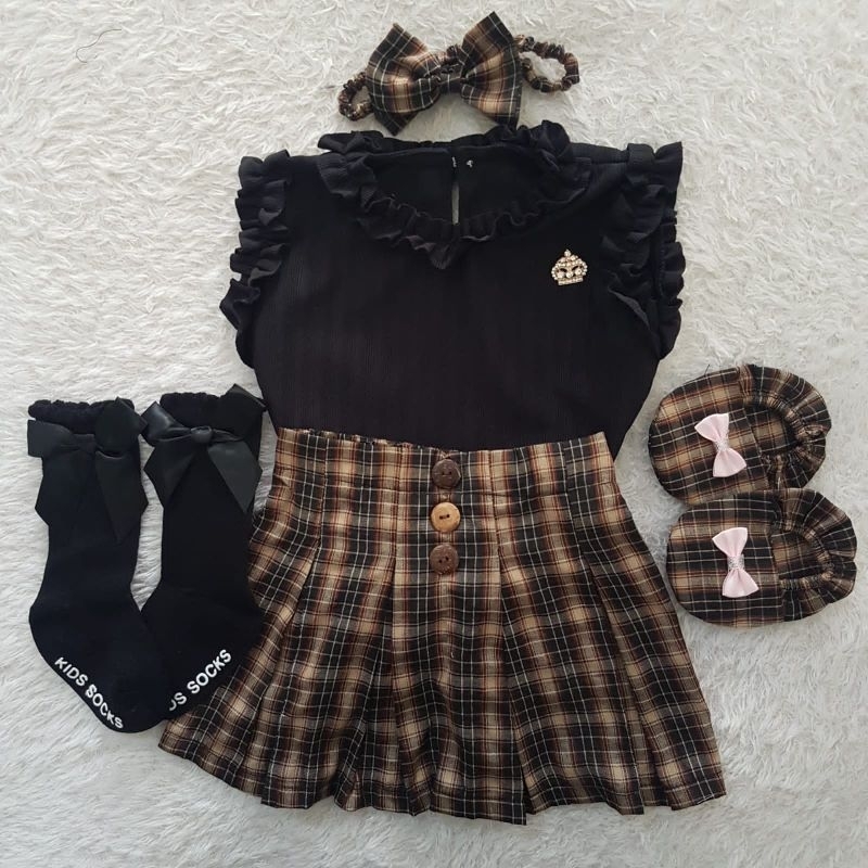 Jual Baju Bayi Stelie Rok Set | Shopee Indonesia
