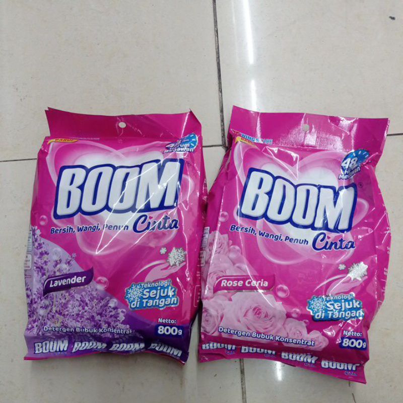 Jual Boom Cinta detergent bubuk 800 gr all variant | Shopee Indonesia