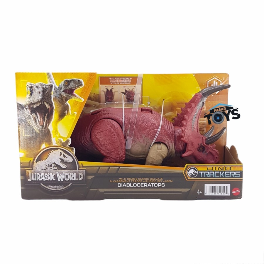 Jual BEYBA Jurassic World Dino Trackers Diabloceratops Mainan Action ...