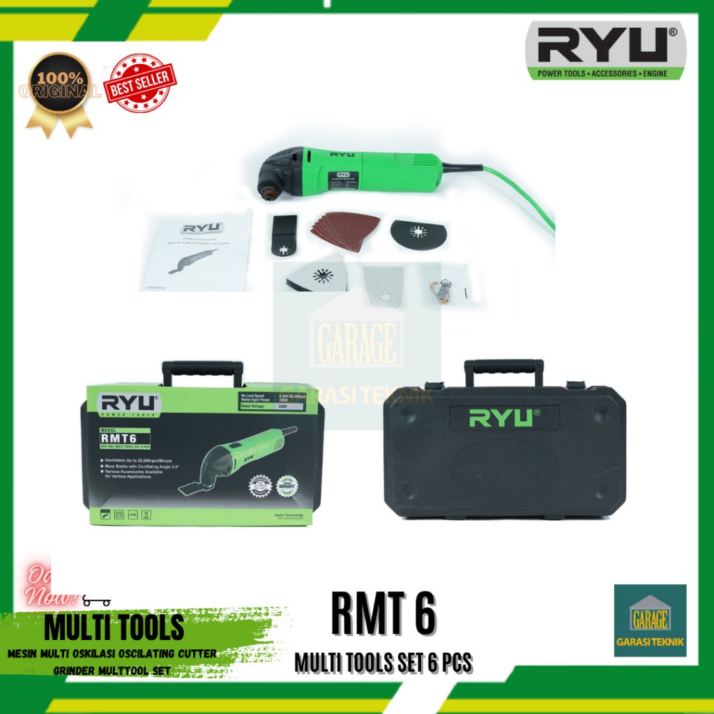 Jual mesin Cutter Oskilasi multi tool RYU RMT 6+multi tool murah Ryu ... Jual mesin Cutter Oskilasi multi tool RYU RMT 6+multi tool murah Ryu ...