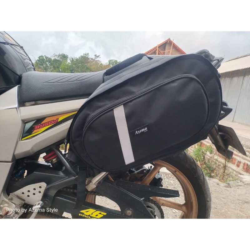 Jual Tas Motor Side Bag Oval Samping Motor Sidebag Multifungsi ...