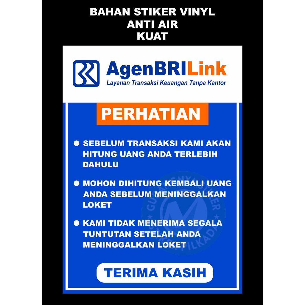 Jual STIKER VINYL MOHON CEK KEMBALIAN MODEL 2 | Shopee Indonesia