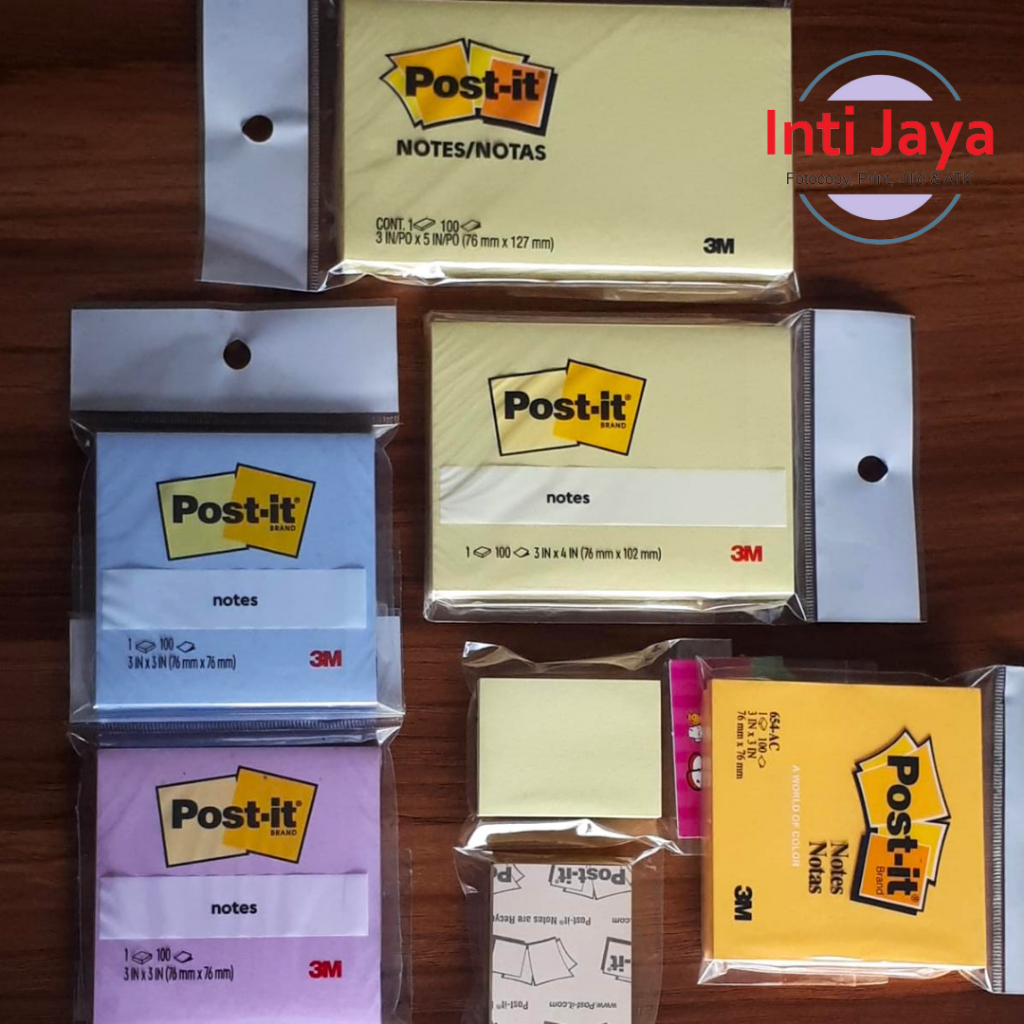 Jual Sticky Notes/ Tempelan Kertas Merk Post It/ 3M | Shopee Indonesia