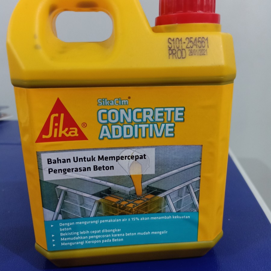 Jual PENGERAS BETON/OBAT COR SIKACIM CONCRETE ADDITIVE - SIKA (900 ML) | Shopee Indonesia