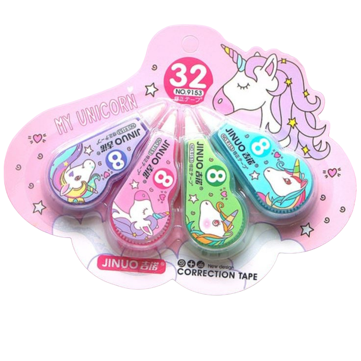 Jual TIPEX KERTAS SET JINUO 32 FANCY / 8 MTR ISI 4 PCS | Shopee Indonesia