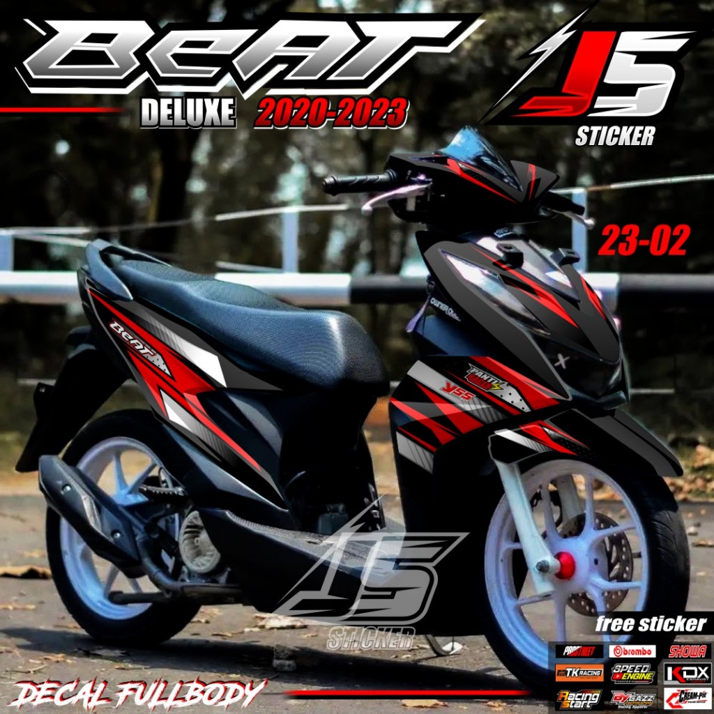 Jual (COD) TERBARU Decal Sticker Beat DELUXE STREET 2020 2021 2022 2023 ...