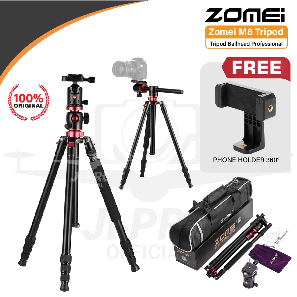 Jual Zomei M8 Camera Tripod Ballhead Professional Aluminium Monopod M 8 ...