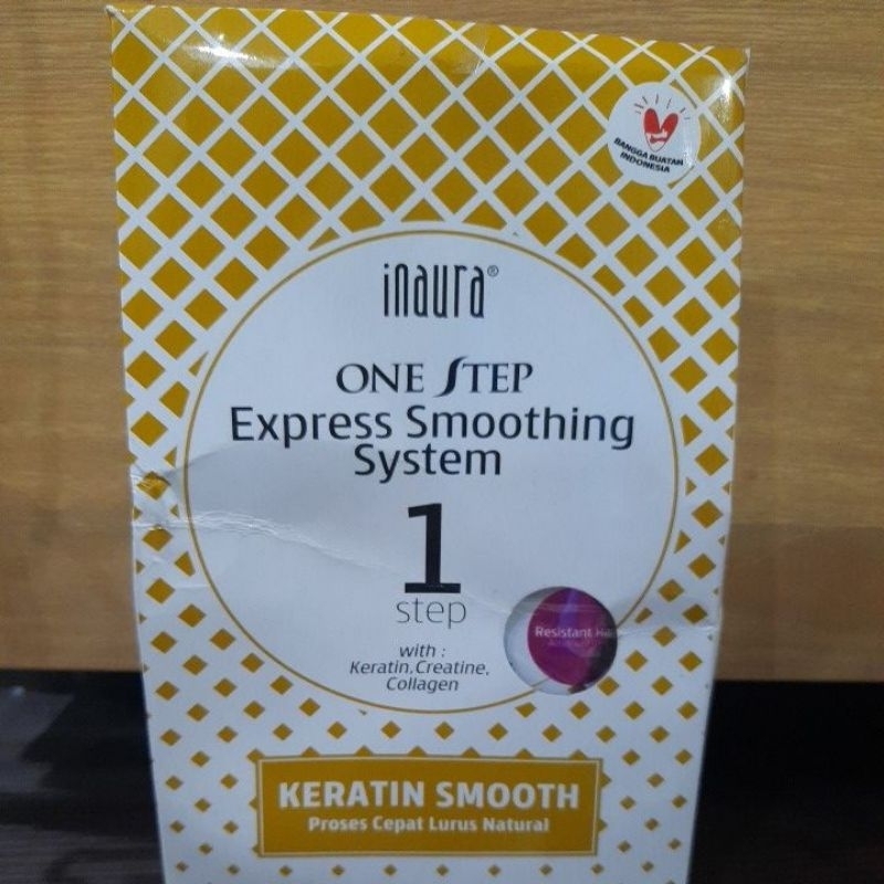 Jual Inaura One Step Express Smoothing System 130gr/pelurusan 1 step ...