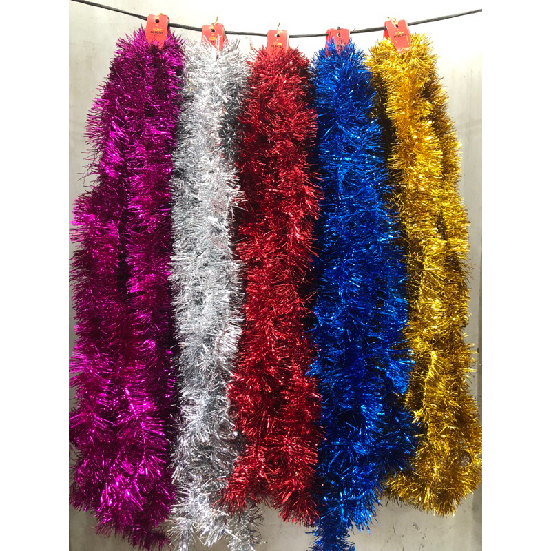 Jual Slinger Rumbai Hiasan Pohon Natal Panjang 2 Meter | Shopee Indonesia