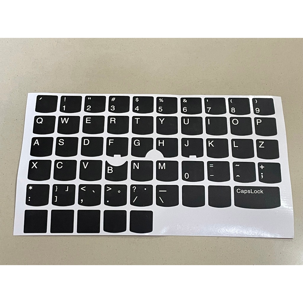 Jual Stiker keyboard bahasa Inggris/Inggris untuk laptop/komputer ...