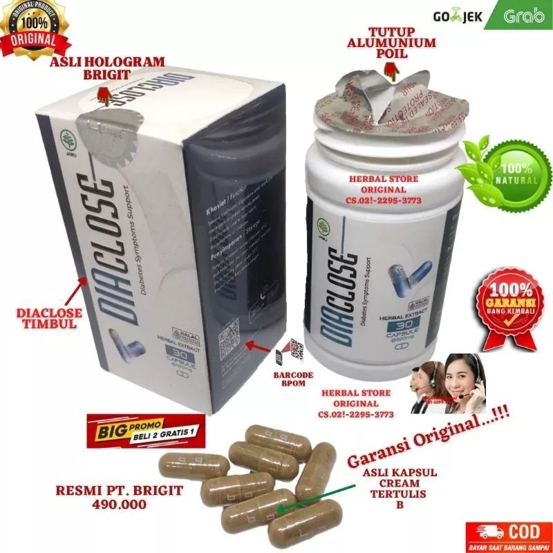 Jual DIACLOSE ASLI ORIGINAL OBAT DIABETES REKOMENDASI DOKTER DAN ...