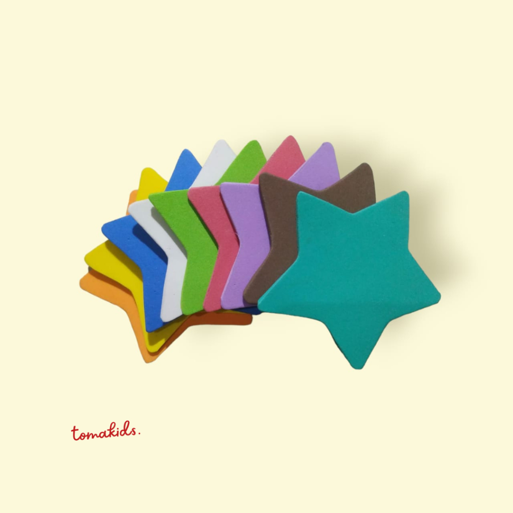 Jual Hiasan Dinding Kelas PAUD, TK, SD | Bintang Warna Warni | Shopee ...