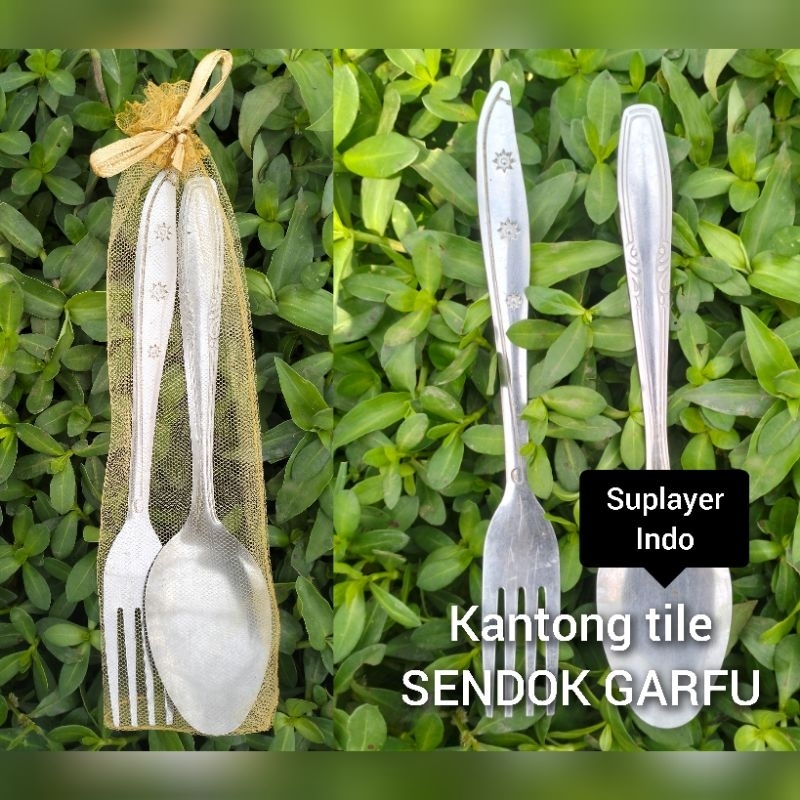 Jual Kantong tile untuk souvenir sendok garfu/ukuran 5 x 21 cm | Shopee ...