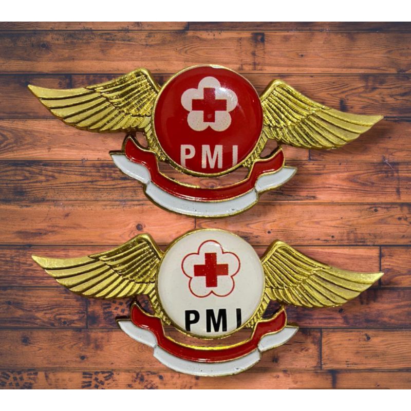 Jual pin wing palang merah indonesia - pin wing PMI kuningan | Shopee ...
