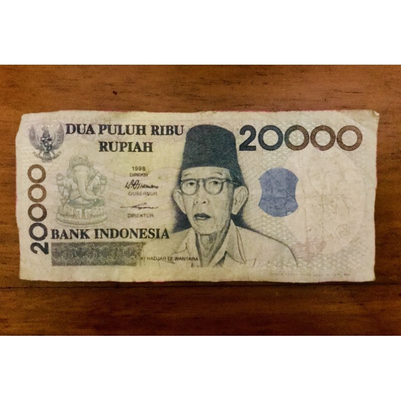Jual Uang Rp 20.000 Ki Hajar Dewantara tahun 1998 | Shopee Indonesia