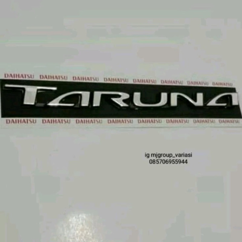 Jual Emblem logo TARUNA daihatsu ukuran original bagasi | Shopee Indonesia